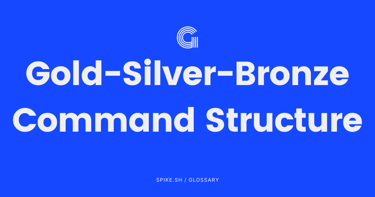 Gold-Silver-Bronze Command Structure in Incident Response Explained