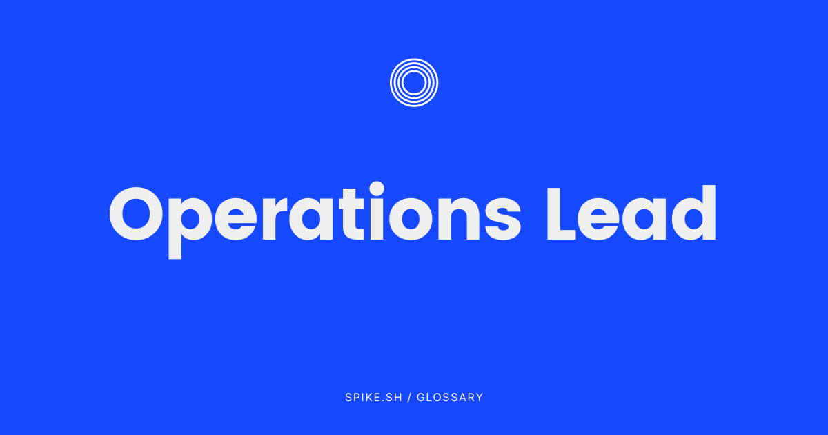 Operations Lead in Incident Response Explained